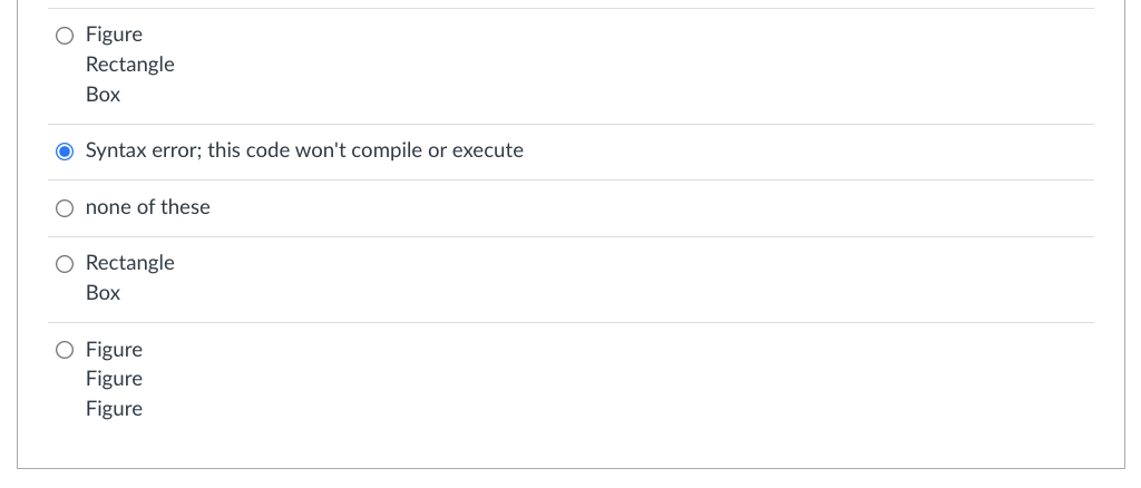 Solved Figure Rectangle Box Syntax error; this code won't | Chegg.com