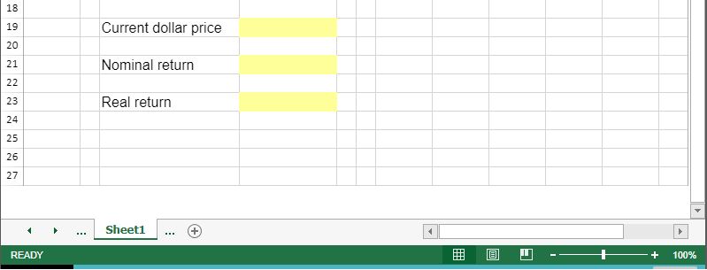 Solved 25 Calculating Investment Returns Excel El 민 File 