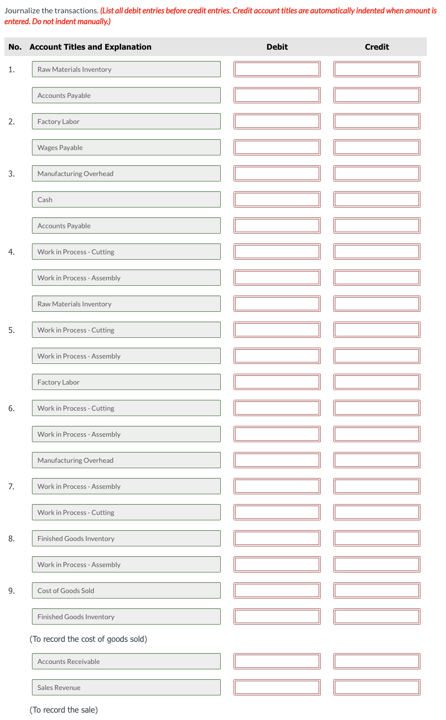 Solved Carla Vista Company has two production departments: | Chegg.com