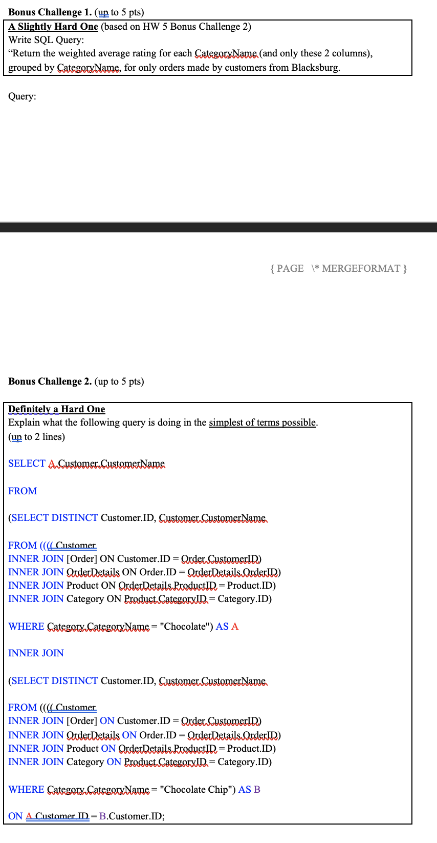 Solved Bonus Challenge 1. (ụ to 5pts ) A Slightly Hard One | Chegg.com