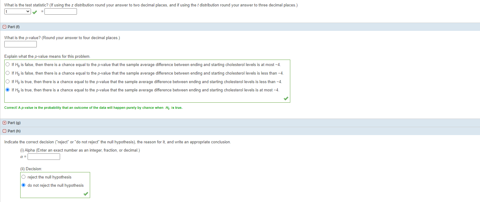 Solved Part (b) Part (c) Part (d) State the distribution to | Chegg.com
