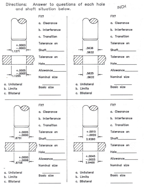Solved Directions: Answer to questions of each hole and | Chegg.com