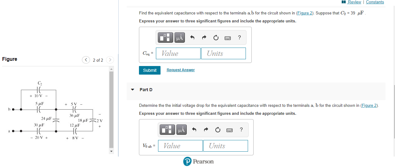 Solved Review | Constants Part A Find the equivalent | Chegg.com