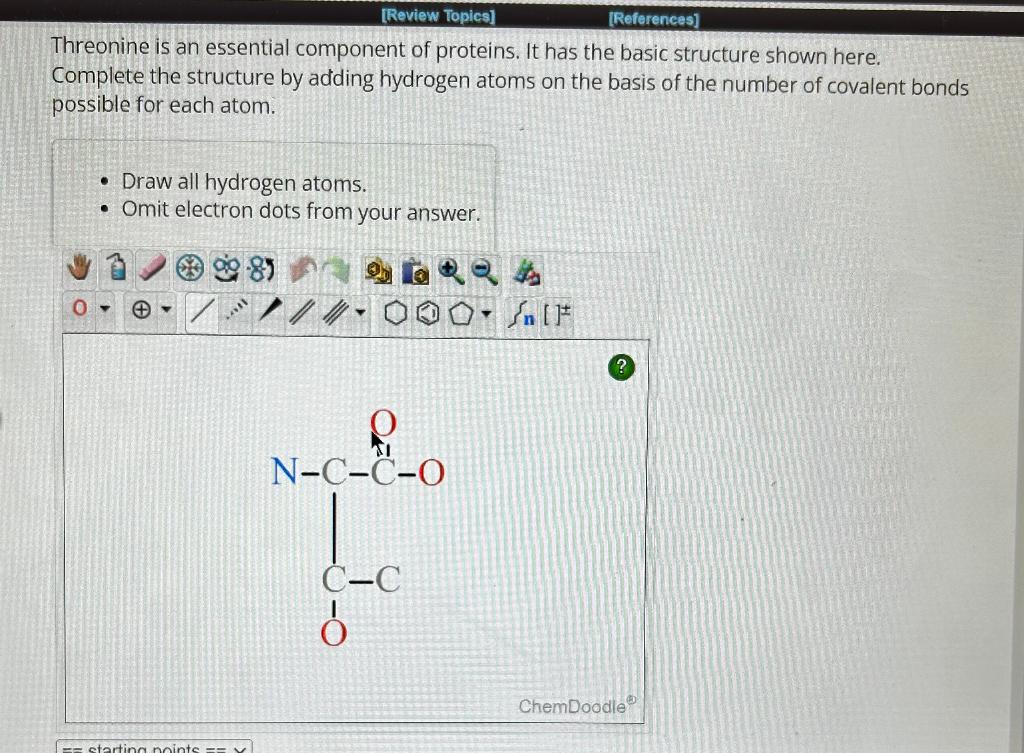 Solved Threonine is an essential component of proteins. It | Chegg.com