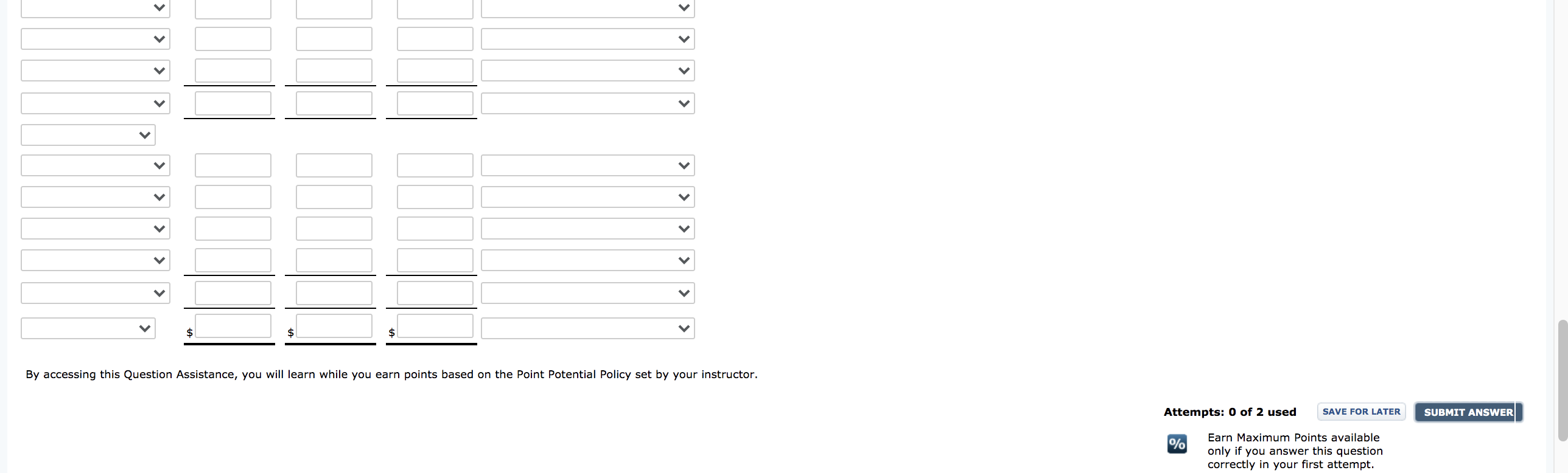 Solved Problem 10-2A a-b, d (Part Level Submission) (Video) | Chegg.com