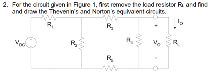 Solved Vdc= 5V , R1 = 1k, R2 = 1k, R3 = 1.2k, R4 = 1.3k, R5 | Chegg.com
