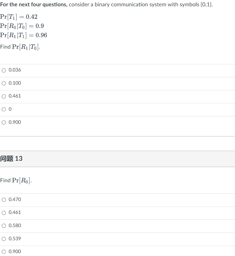 Solved For the next four questions, consider a binary | Chegg.com