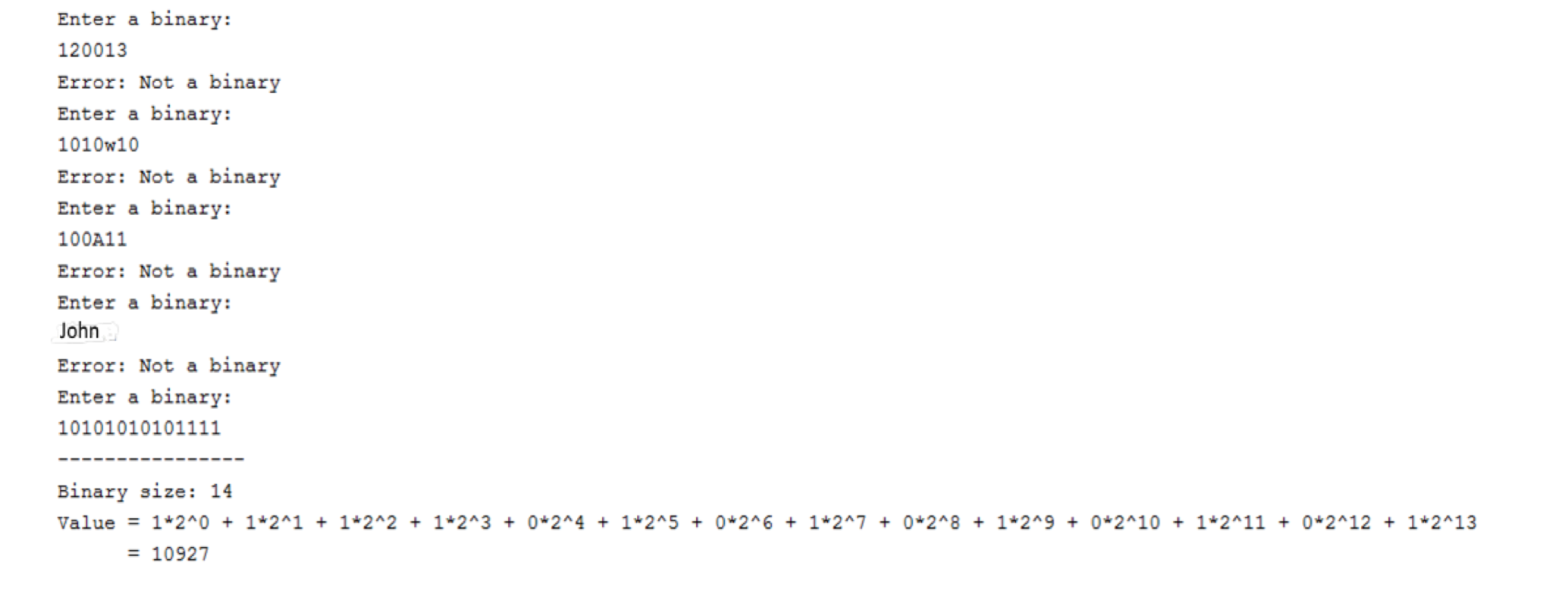 Solved The Problem Given A Binary String As Input Composed