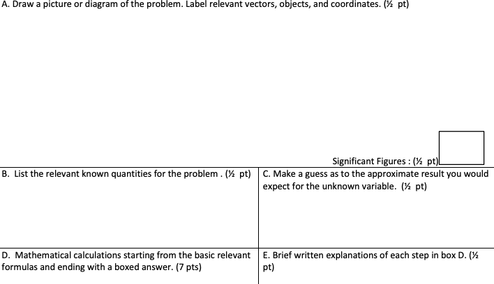 A. Draw a picture or diagram of the problem. Label | Chegg.com