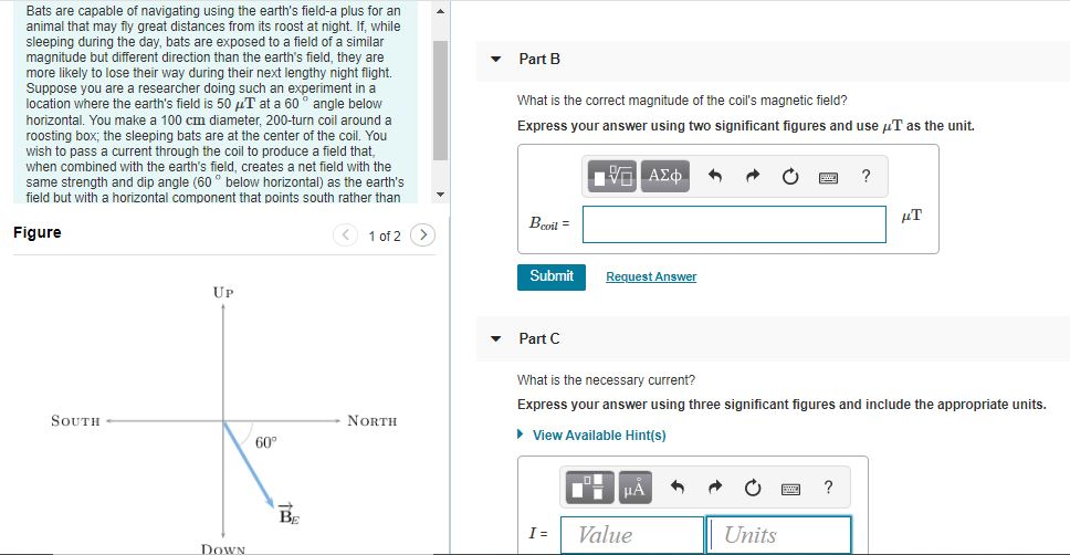 Solved Part B Bats are capable of navigating using the | Chegg.com