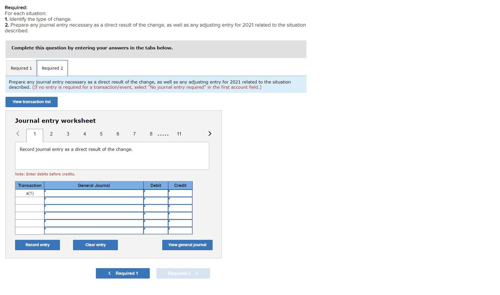 Solved Problem 20-8 (Algo) Accounting changes; six | Chegg.com