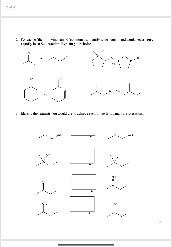 Solved 2 of 4 2. For each of the following pairs of | Chegg.com