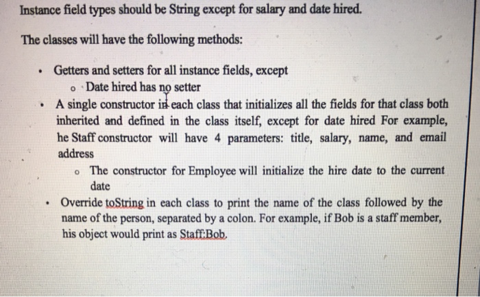 Solved Requirements Implement classes Person, Student, | Chegg.com
