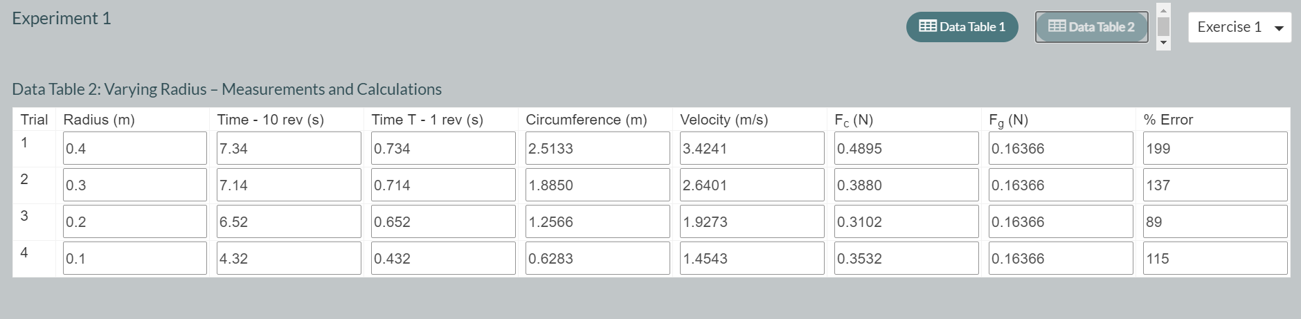 Solved: Experiment 1 BEE Data Table 1 Es Data Table 2 Exer... | Chegg.com Solved: Experiment 1 BEE Data Table 1 Es Data Table 2 Exer... | Chegg.com