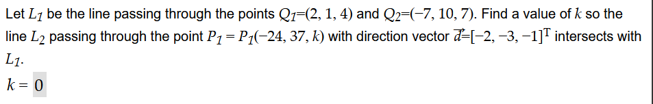 Solved Find the value of k. | Chegg.com