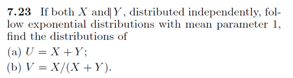 Solved 7.23 If both X and Y, distributed independently, | Chegg.com