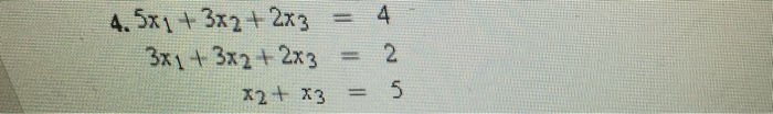 Solved In Exercises 1 8 Solve The System By Inverting The 
