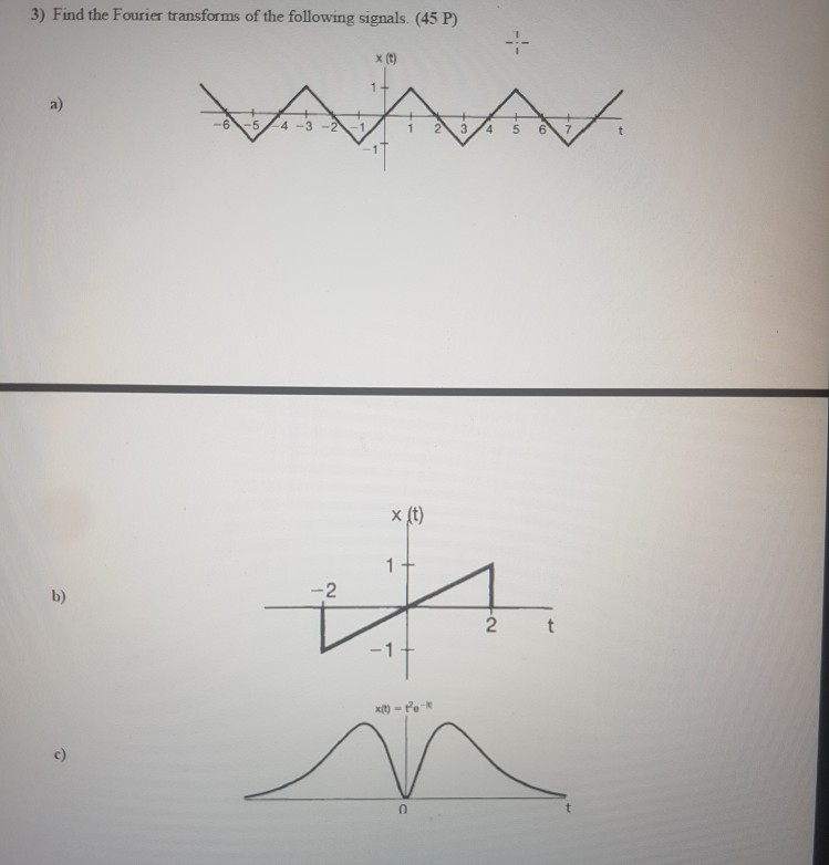 Solved signals and systems | Chegg.com