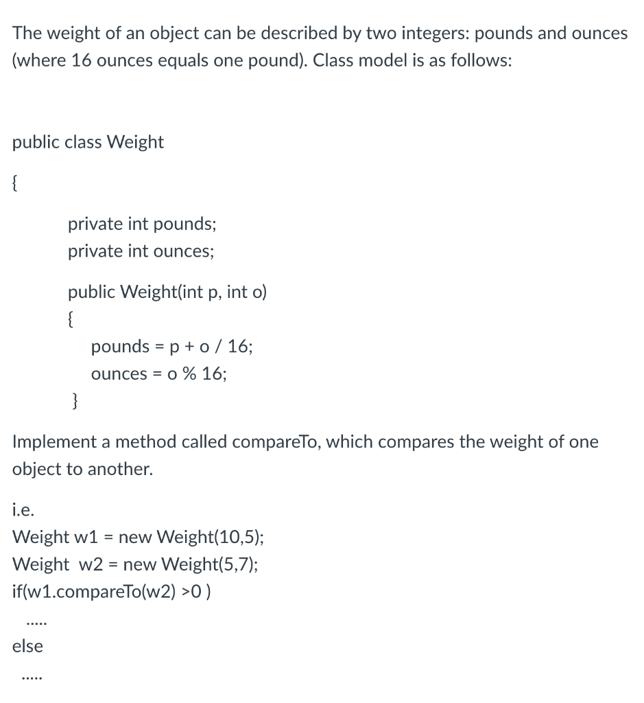 solved-the-weight-of-an-object-can-be-described-by-two-chegg