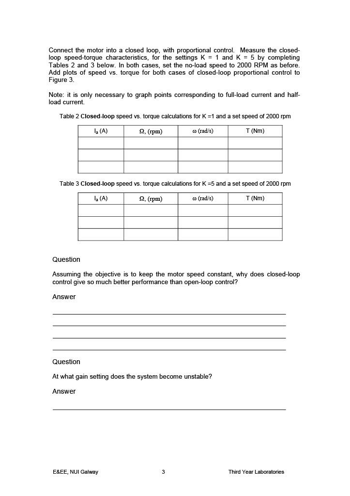 LCS-4 SPEED CONTROL OF DC MOTORS Introduction The | Chegg.com