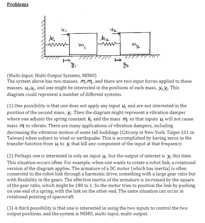 Problems ui uz ki ka m mz 42 (Multi-Input, | Chegg.com