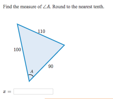 Solved c) are angle-side opposite pairs. Round Find the area | Chegg.com