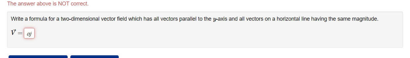 Solved Write a formula for a two-dimensional vector field | Chegg.com