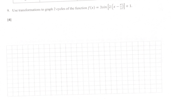 Solved 8. Comnlete the chart. Give all answers as exact | Chegg.com
