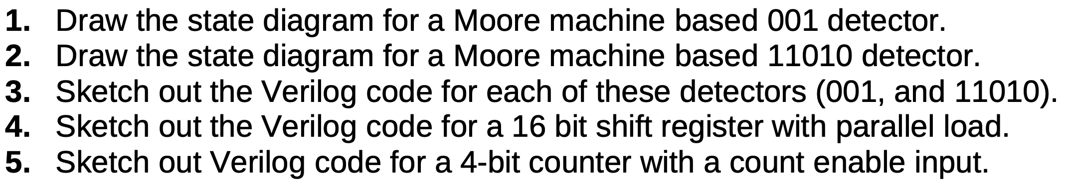 Solved 1. Draw the state diagram for a Moore machine based | Chegg.com