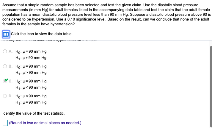 Solved Assume that a simple random sample has been selected | Chegg.com