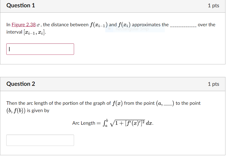 Solved In Figure 2.38cx, the distance between f(xi−1) and | Chegg.com