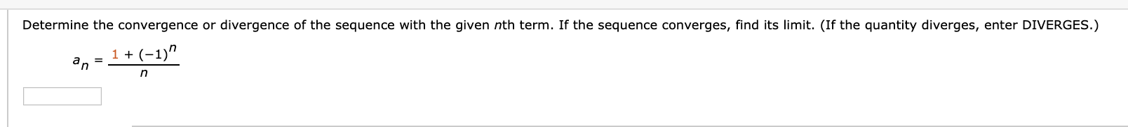 Solved Determine the convergence or divergence of the | Chegg.com