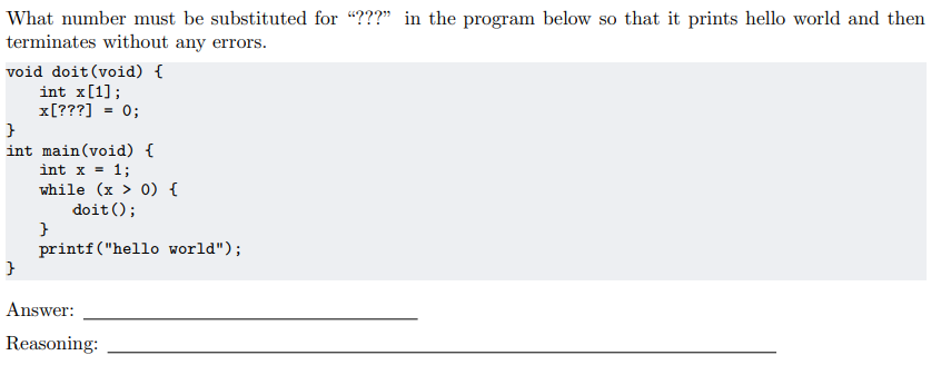 Solved All questions are in standard C. What will this | Chegg.com