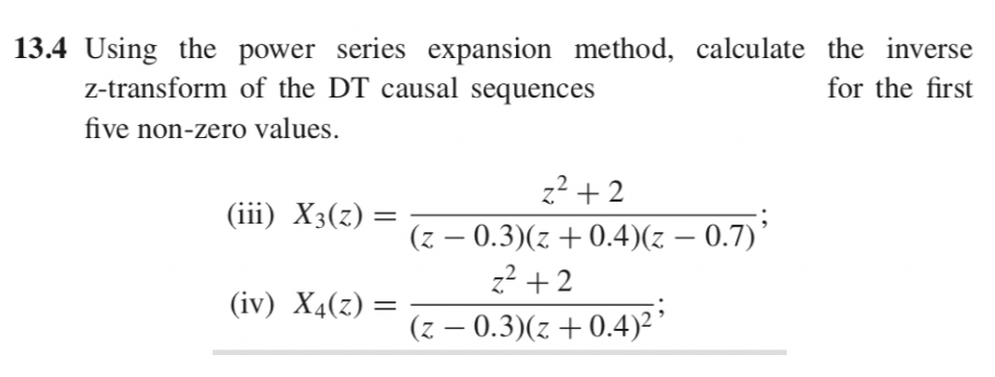 Solved 13.4 Using the power series expansion method, | Chegg.com