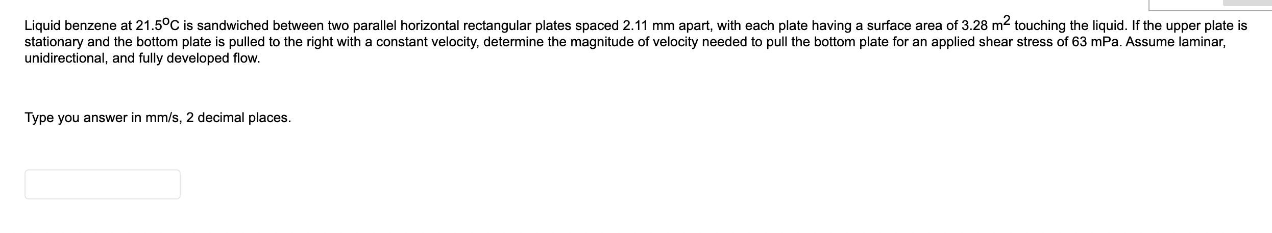 Solved unidirectional, and fully developed flow. Type you | Chegg.com
