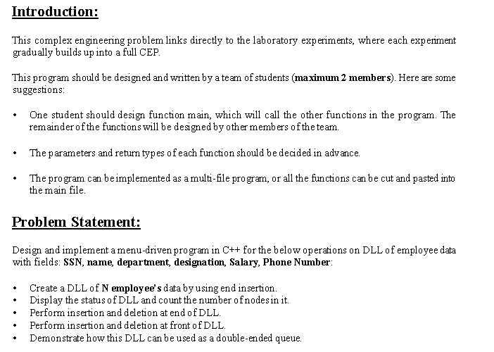 Solved Introduction: This complex engineering problem links | Chegg.com