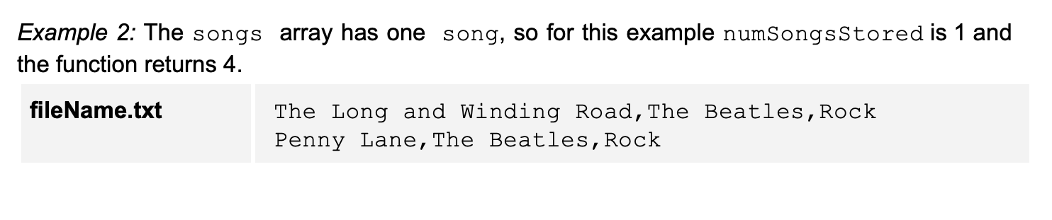 Solved Create a song class, with separate interface file | Chegg.com
