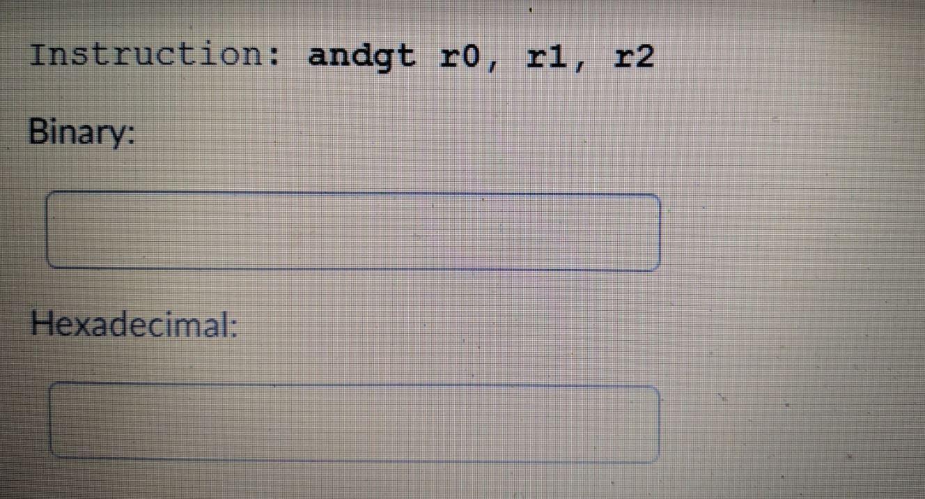 Solved Using the tables provided convert the assembly | Chegg.com