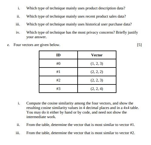 Solved Question 1 - Unsupervised learning concepts [25 | Chegg.com
