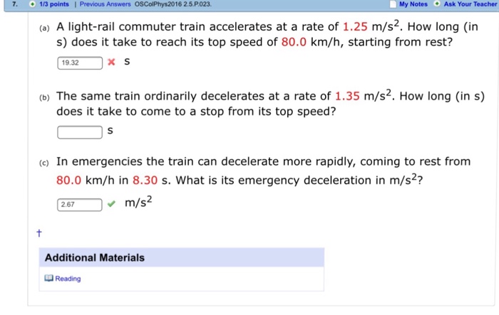 Solved 7. 1/3 points I Previous Answers OSColPhys2016 | Chegg.com Solved 7. 1/3 points I Previous Answers OSColPhys2016 | Chegg.com
