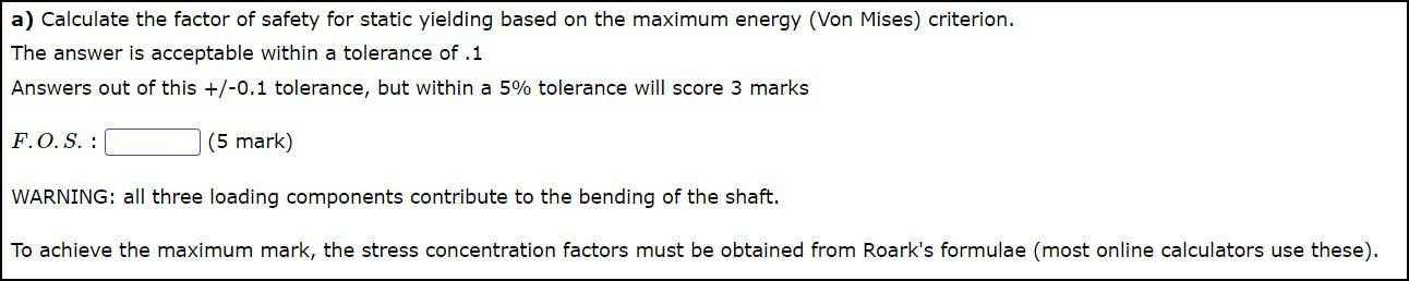 Solved You are analysing the possible failure mechanisms on | Chegg.com