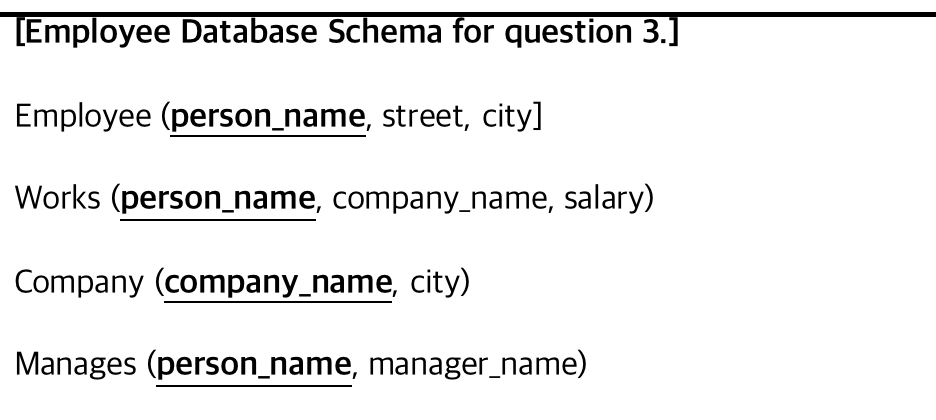 Solved Write the [relational algebra] for each of the | Chegg.com
