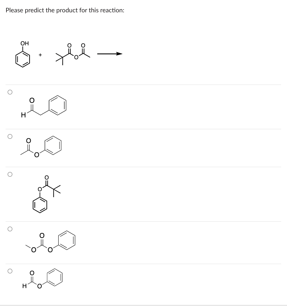 Solved Please predict the product for this reaction: | Chegg.com