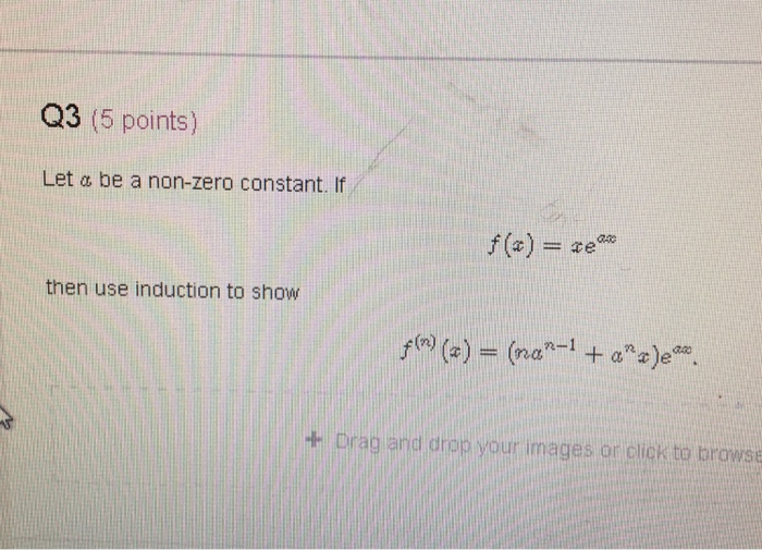 Solved Let a be a non-zero constant. If f(x) = xe^ax then | Chegg.com