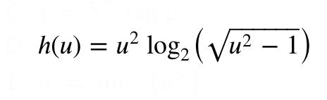 h(u)=u2log2(u2−1) | Chegg.com