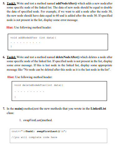Solved 1. Create a new project called Lab4_Link List | Chegg.com