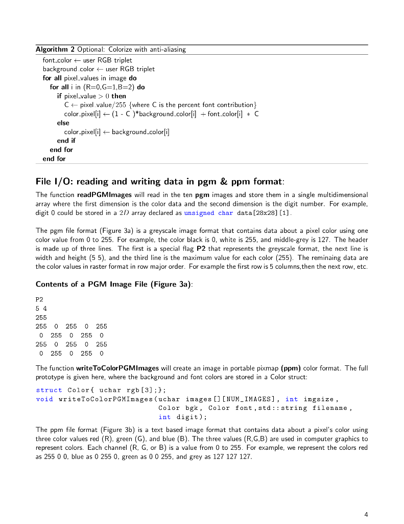 C++ Reading and Writing Images Introduction: The | Chegg.com