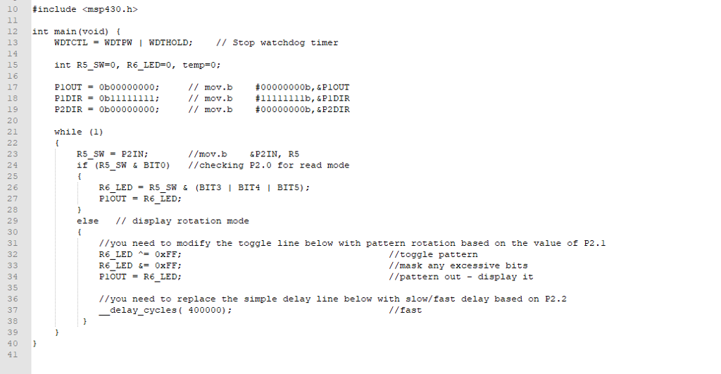 The MSP430 microcontroller is designed to allow port | Chegg.com