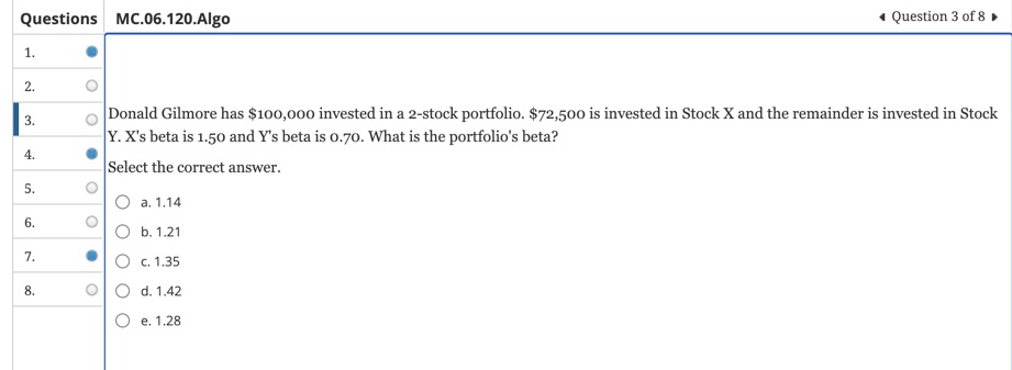 Solved Returns for the Alcoff Company over the last 3 years | Chegg.com