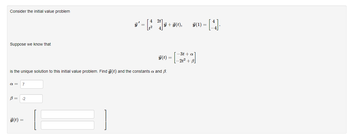 Solved Consider The Initial Value Problem 380 Y G T